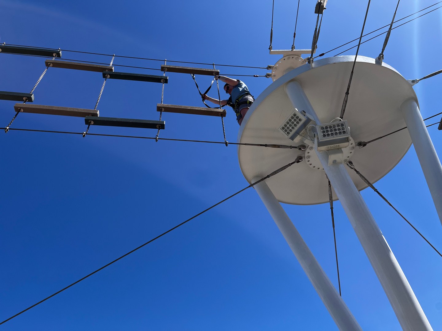 High Ropes Course on P&O Arvia: Everything you need to know
