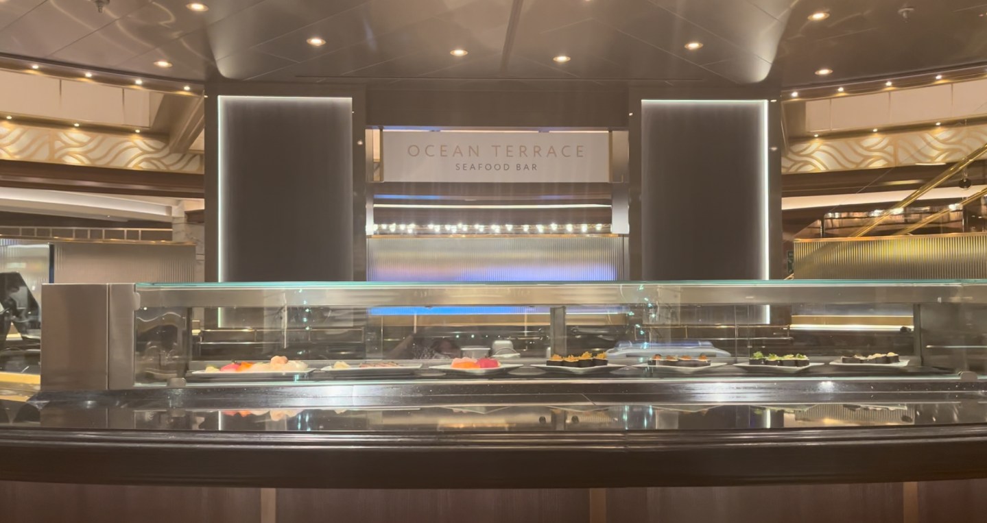Ocean Terrace Sushi Bar Menu on Princess Cruises
