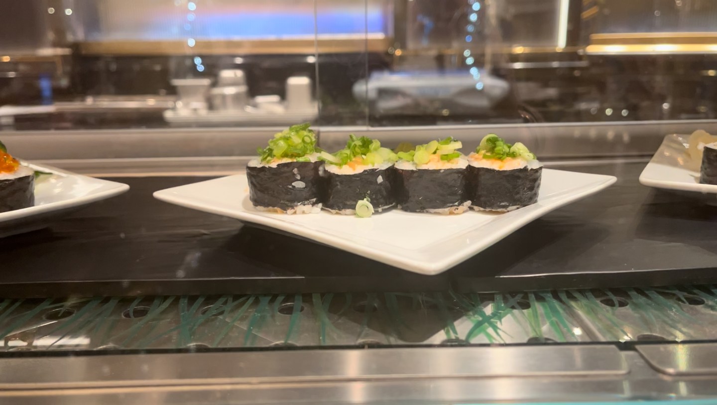 Ocean Terrace Sushi Bar Menu on Princess Cruises