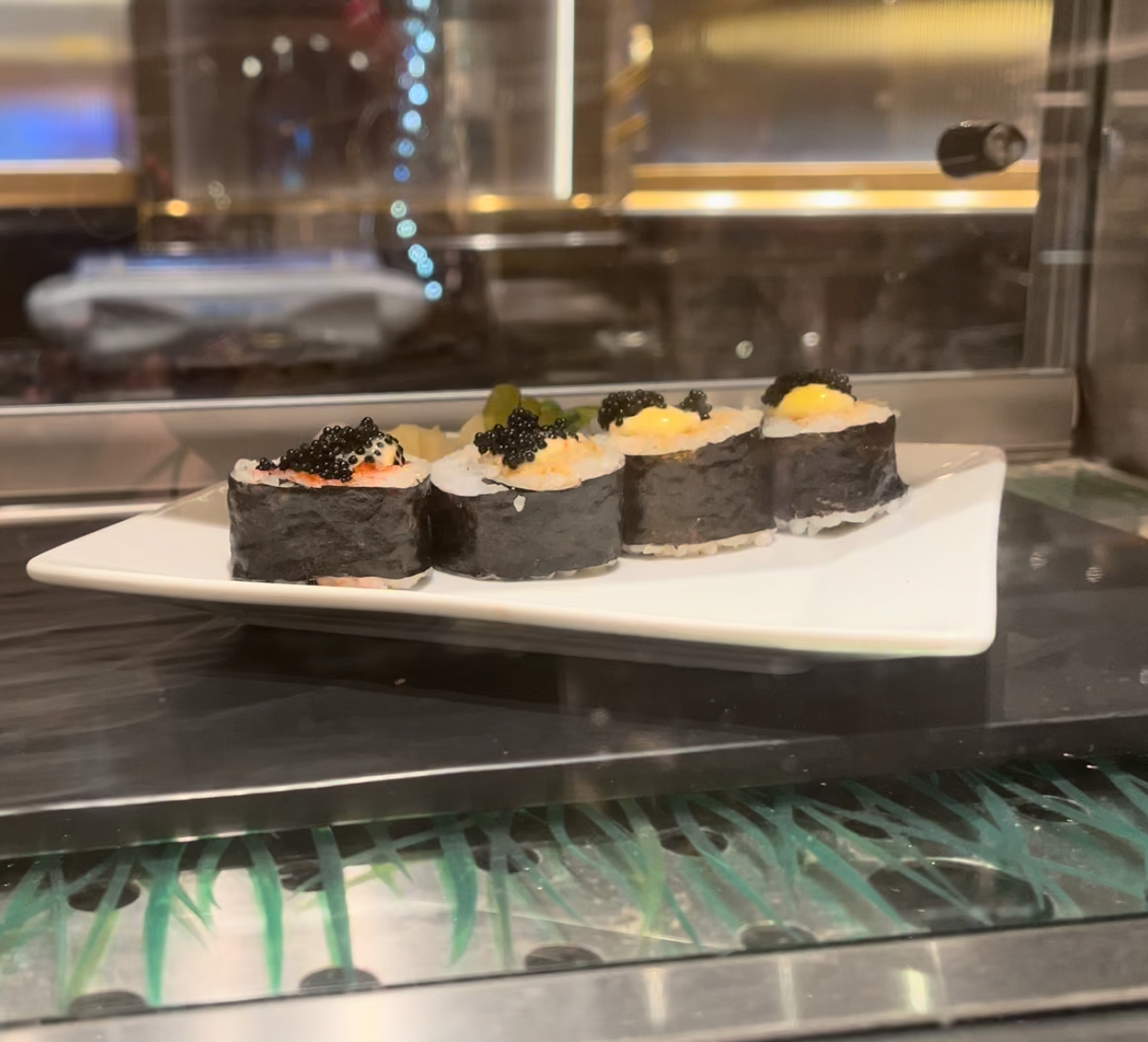 Ocean Terrace Sushi Bar Menu on Princess Cruises